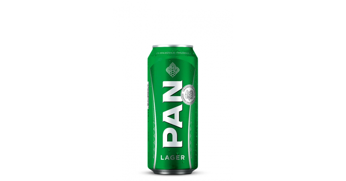 Pivo Pan svijetlo lager pivo 0.5l - Roto webshop