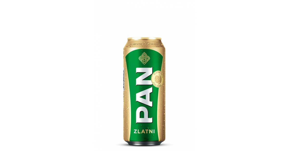 Beer Pan Zlatni light beer 0.5l - Roto webshop