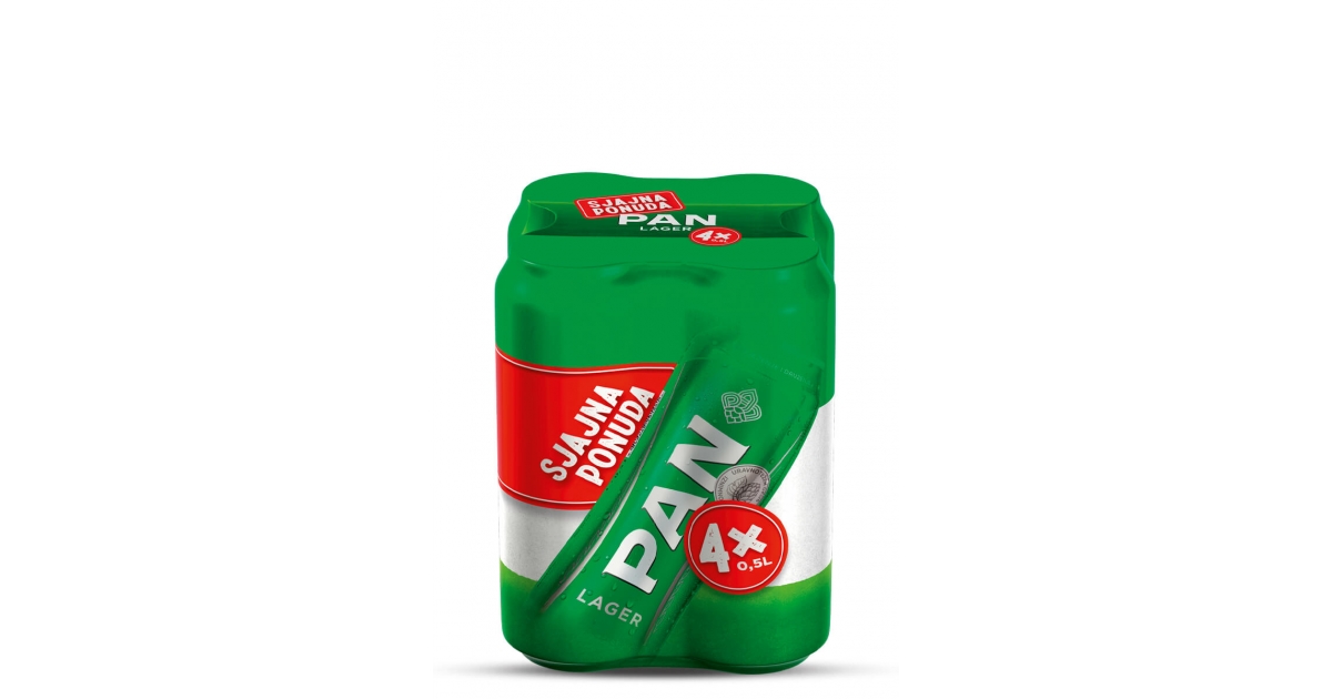 Beer Pan light beer 4-PACK 4x0.5l - Roto webshop