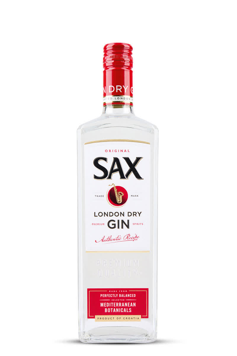 Jaka alkoholna pića Sax Original gin 1.0l - Roto webshop