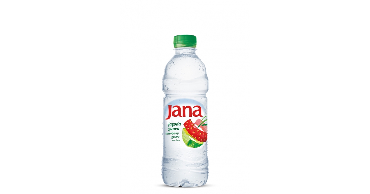 Water Jana natural still water strawberry flavor 0.5l - Roto webshop