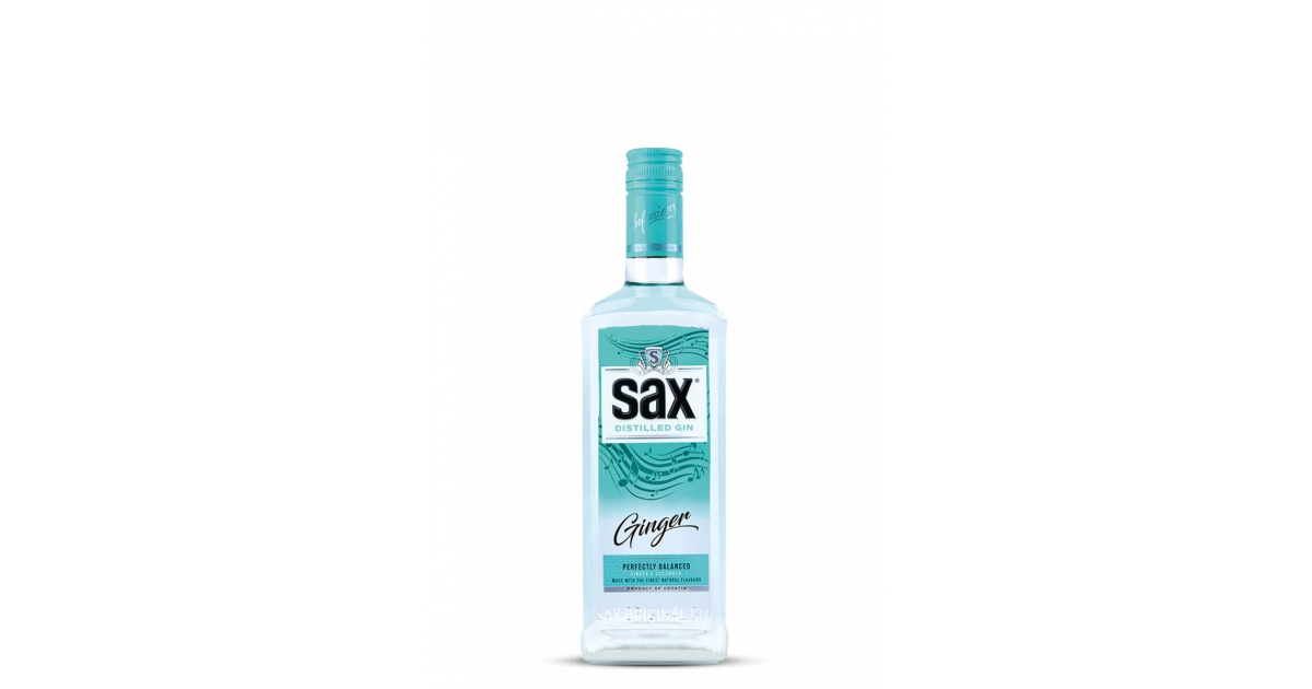 Spirits Sax Ginger gin 0.7l - Roto webshop