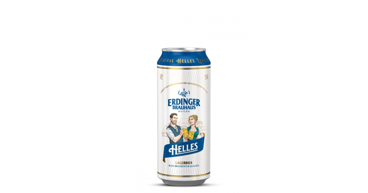 Beer Erdinger Brauhaus Helles lager beer 0.5l - Roto webshop