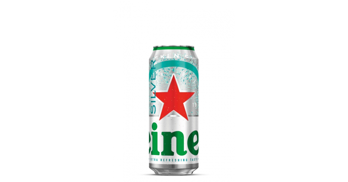 Beer Heineken Silver lager beer 0.5l - Roto webshop