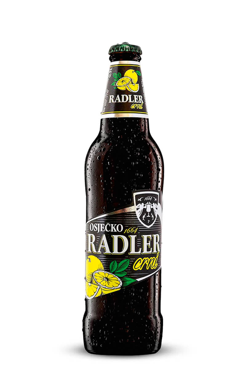 Osječko Crni Radler limun pivo - povratna ambalaža - 01615
